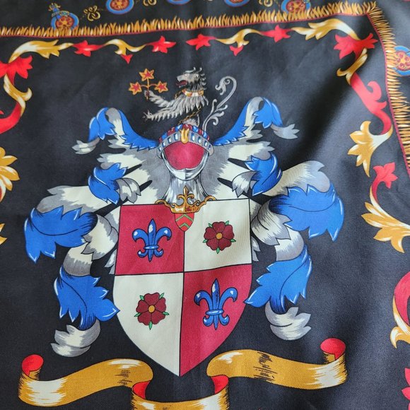 Echo | Accessories | 22 Sale Echo Scarf With Shields And Crests | Poshmark